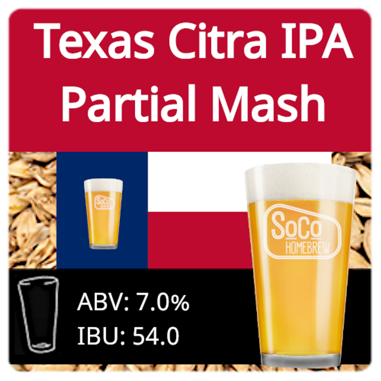 Texas Citra Ipa Partial Mash Soco Homebrew