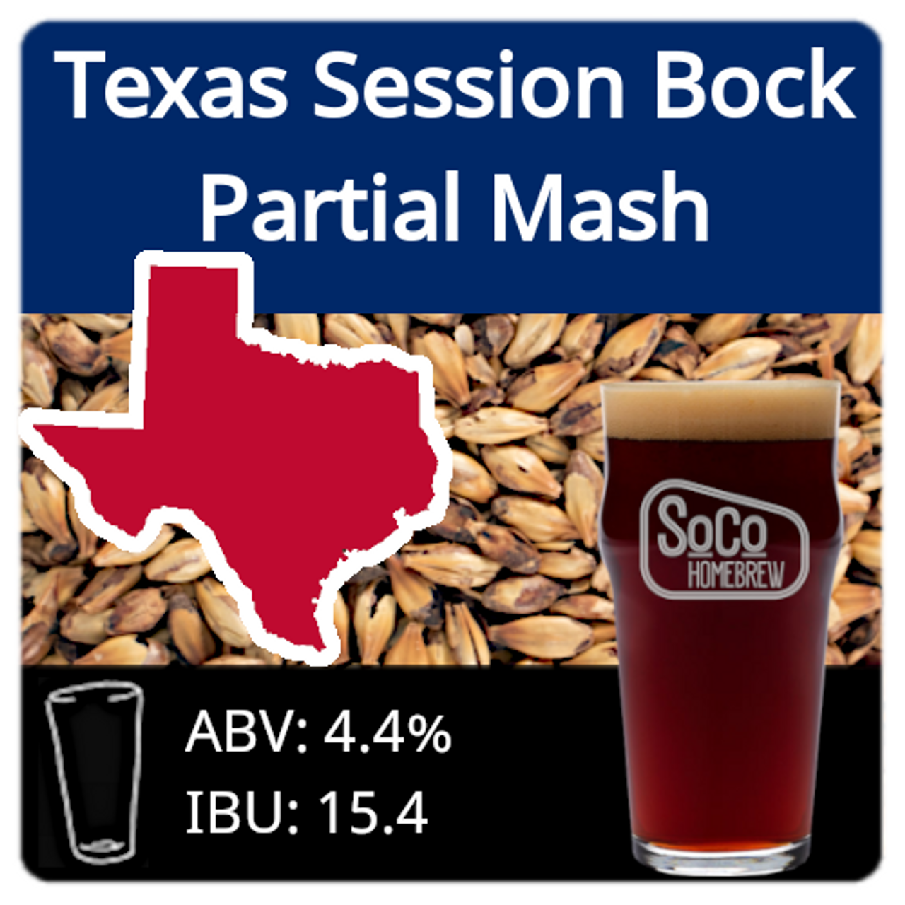 Texas Session Bock Partial Mash Soco Homebrew