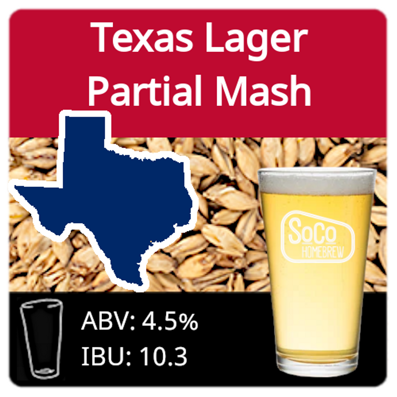 Texas Lager Partial Mash Soco Homebrew