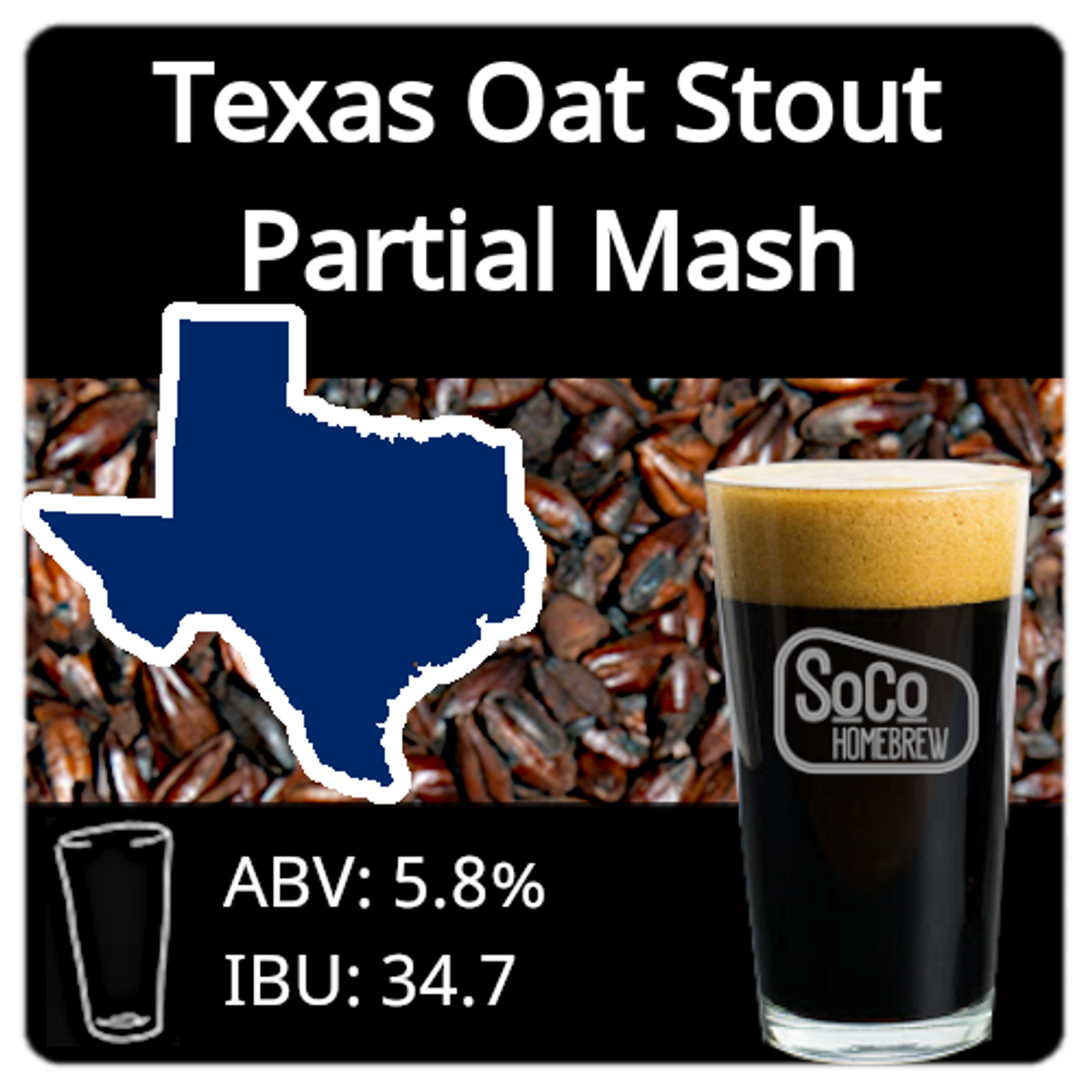 Texas Oat Stout Partial Mash Soco Homebrew