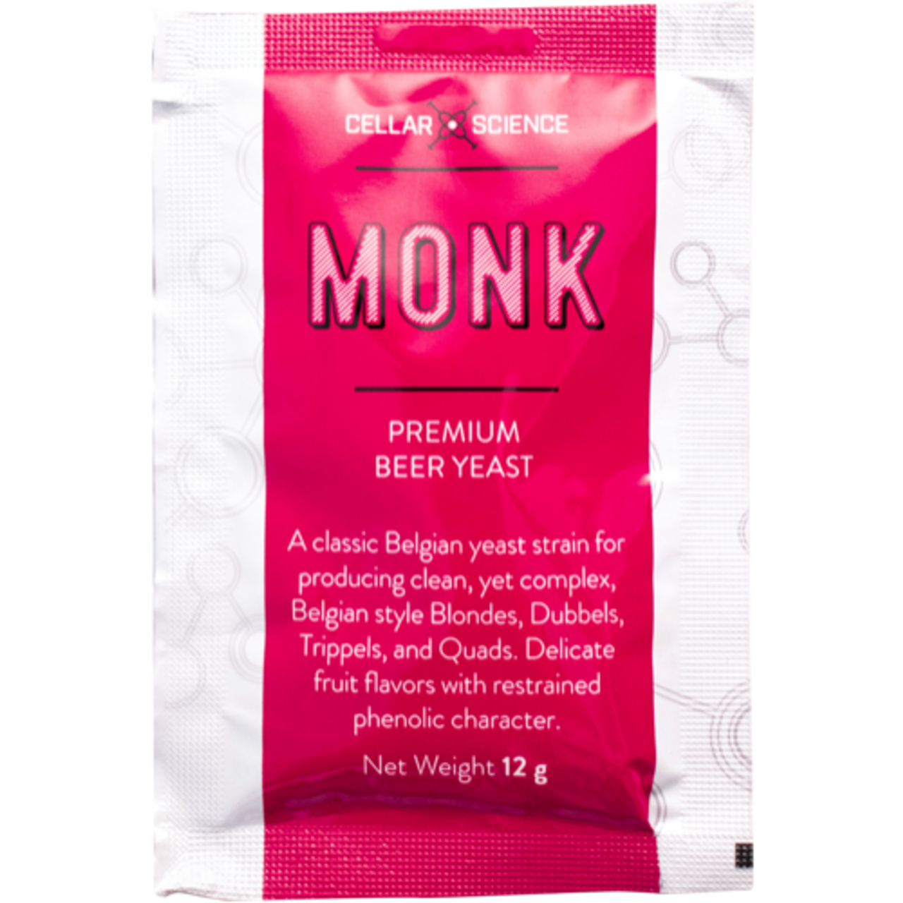 Cellarscience® Monk Belgian Ale Dry Yeast 12 Gram Soco Homebrew