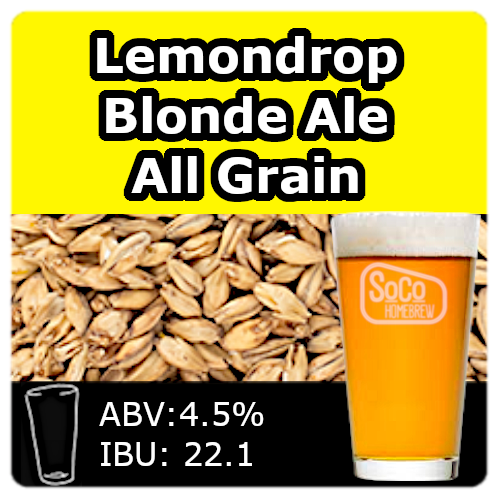Lemondrop™ Blonde Ale - All Grain - SoCo Homebrew