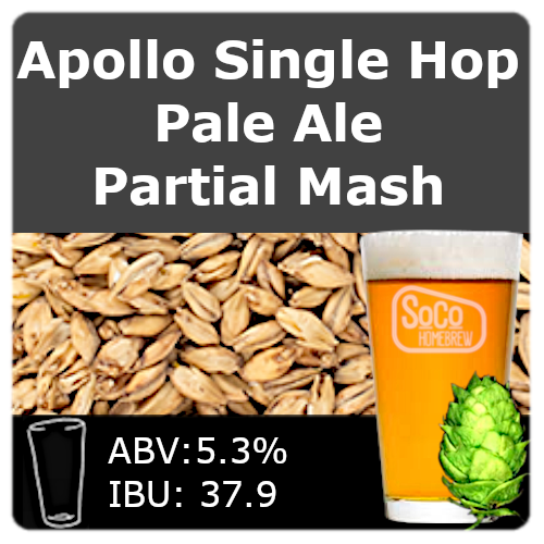 Apollo™ Single Hop Pale Ale - Partial Mash - SoCo Homebrew