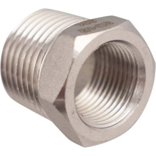 Stainless Steel Bushing - 1/2" BSP x 3/8" BSP - SoCo Homebrew