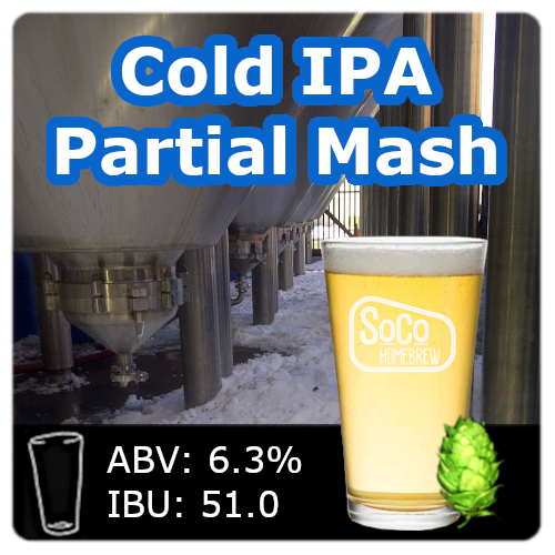 Cold IPA - Partial Mash - SoCo Homebrew