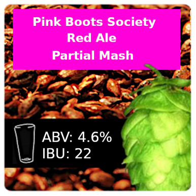SoCo Pink Boots Society Red - Partial Mash - SoCo Homebrew