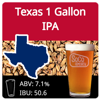 Texas 1 Gallon IPA - SoCo Homebrew