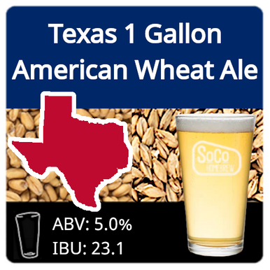 Texas 1 Gallon American Wheat Ale - SoCo Homebrew