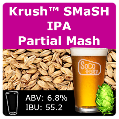 Krush™ SMaSH IPA - Partial Mash - SoCo Homebrew