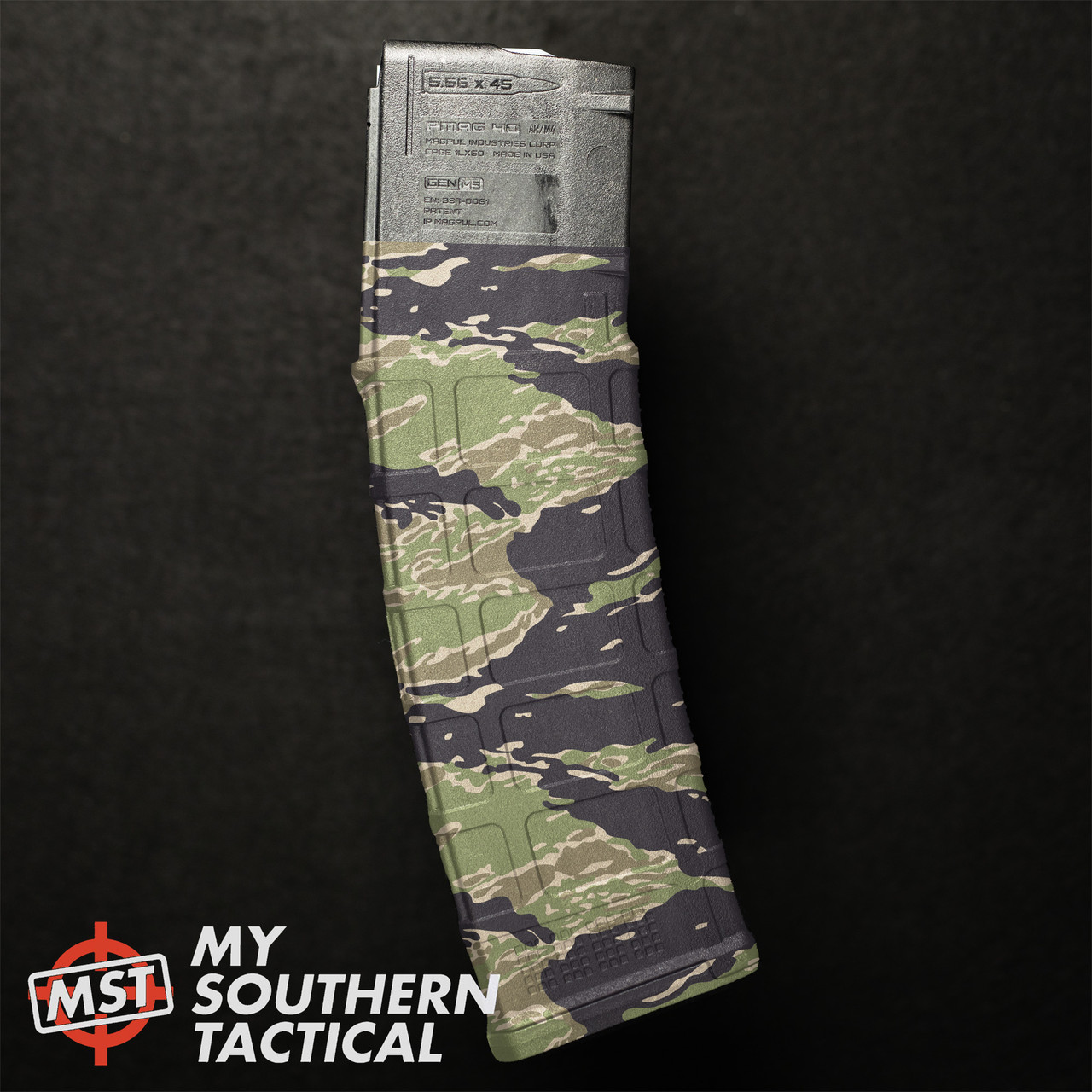 Tiger Stripe Camo AR Magazine | Custom 40 Round PMAG