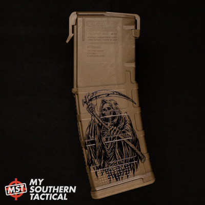 PMAG 30 AR M4 FDE Grim Reaper | Magpul Polymer Magazine