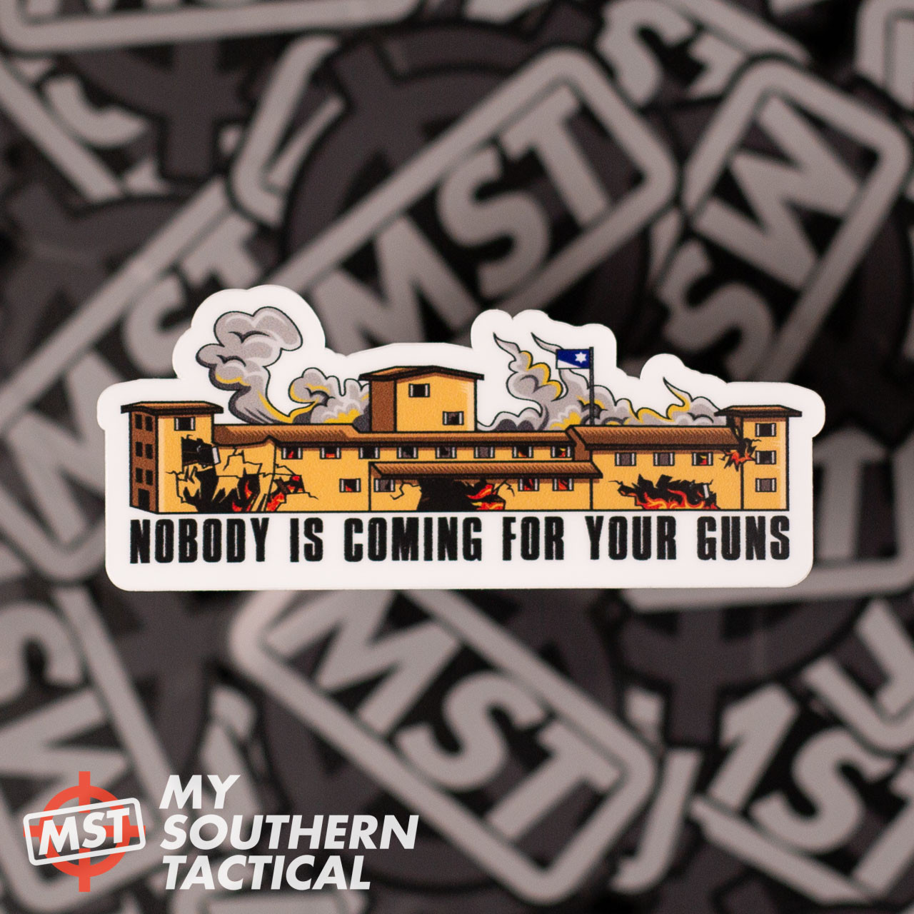 Waco Siege Vinyl Sticker - My Southern Tactical