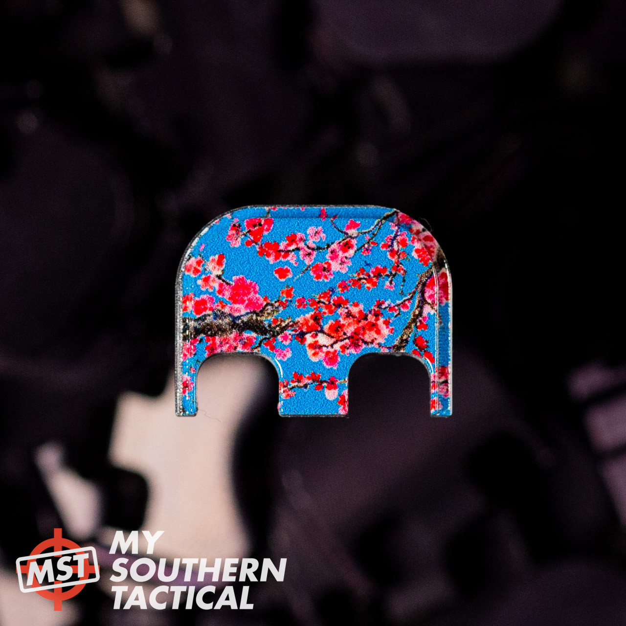 Back Plate For Glock - Cat Camo - Aluminum Backplate