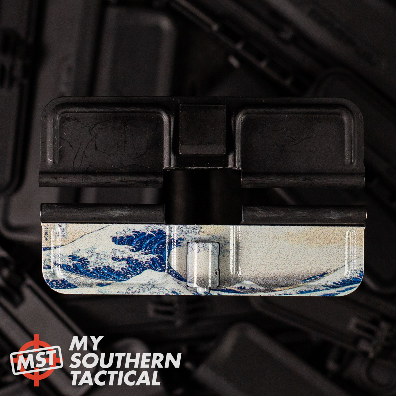 AR-10 Great Wave Dust Cover - Steel Ejection Port Cover
