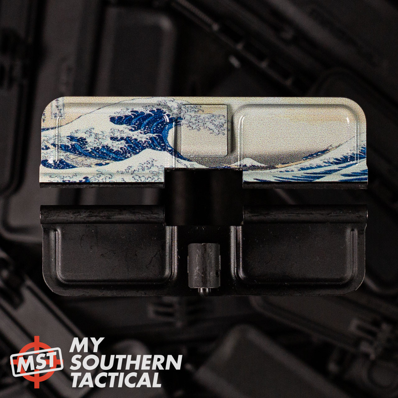 AR-15 Great Wave Dust Cover - Steel Ejection Port Cover