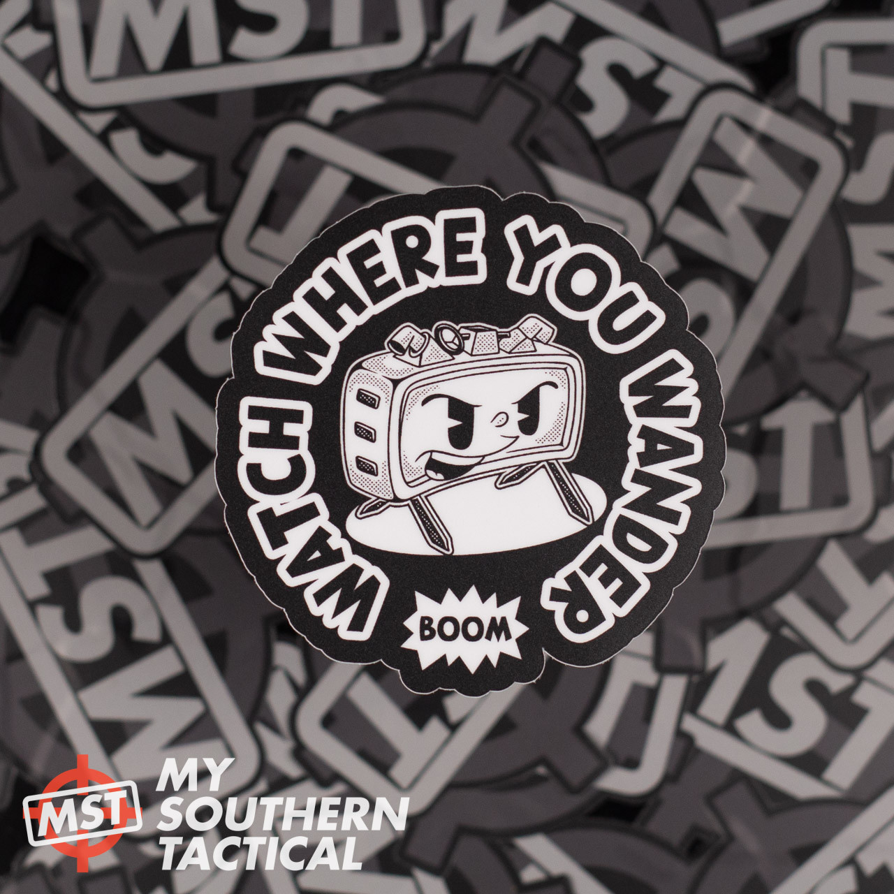 Simple Watch Where You Wander Vinyl Sticker