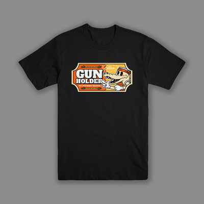 Gun Holder Gator Bumper Sticker