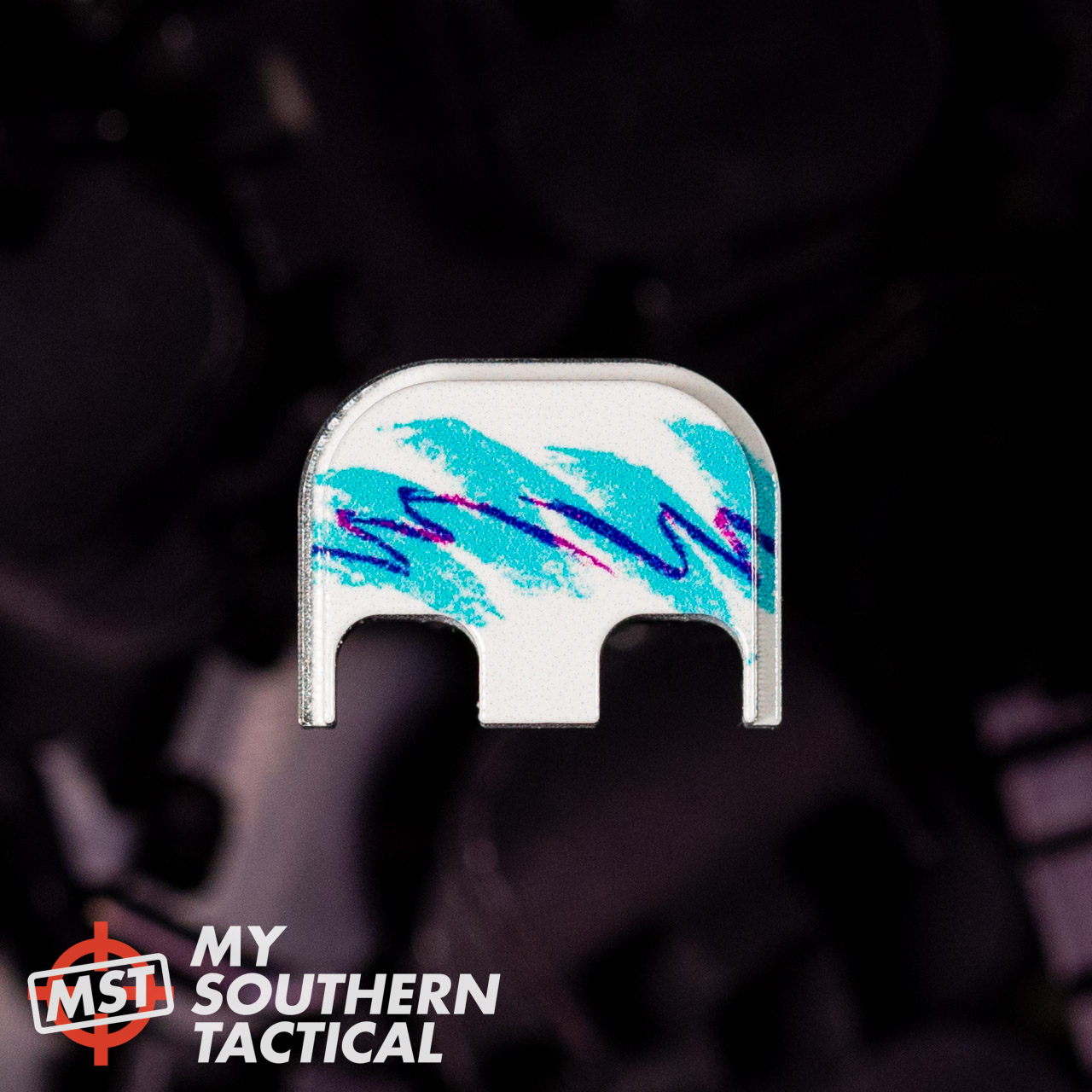 Custom Backplate for Glock - Jazz - Aluminum Back Plate