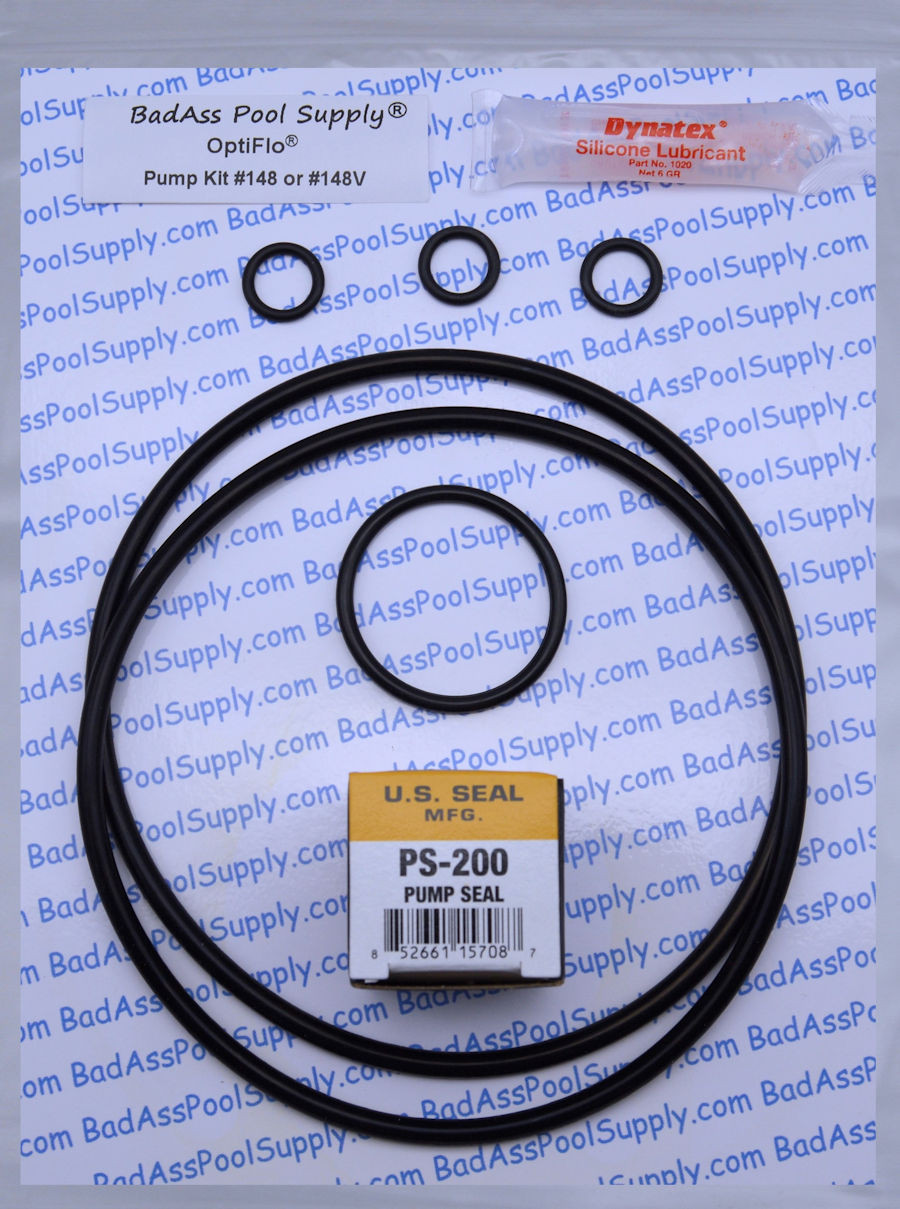 OptiFlo O-Ring Repair-Rebuild Kit #148 - FREE Shipping - BadAss Pool Supply