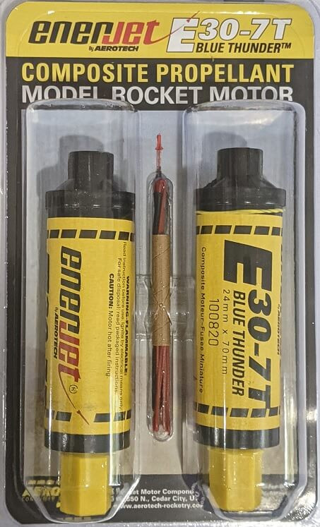 Enerjet E30-7T Model Rocket Motors - BRS Hobbies