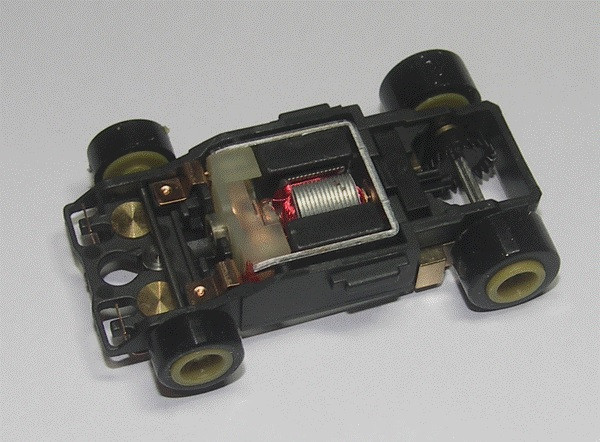 Bulldog AFX Turbo HO Slot Car Chassis - BRS Hobbies