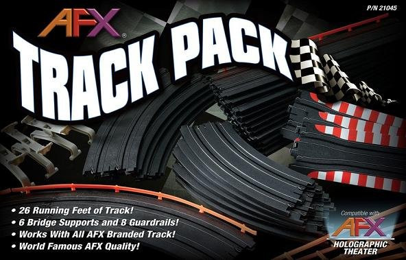AFX 9" Crossover Straight Track (2) 70612 - BRS Hobbies