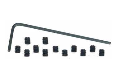 Ninco 80916 ProRace M2x2 & M2x3 Set Screws (12) w/ 0.9 mm Hex L-Key ...