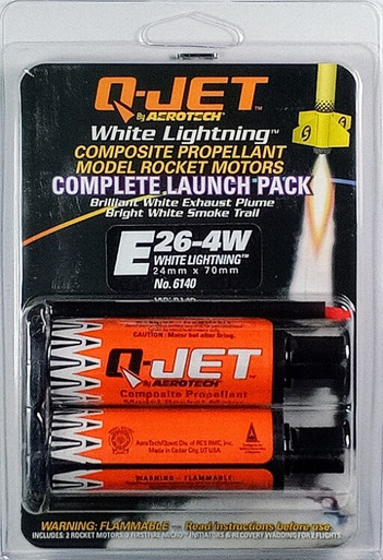Q-Jet E26-4W Model Rocket Motors - BRS Hobbies