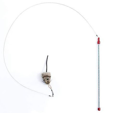 Go Cat Cat Catcher Interactive Mouse Wand Cat Toy - Northwest Pets