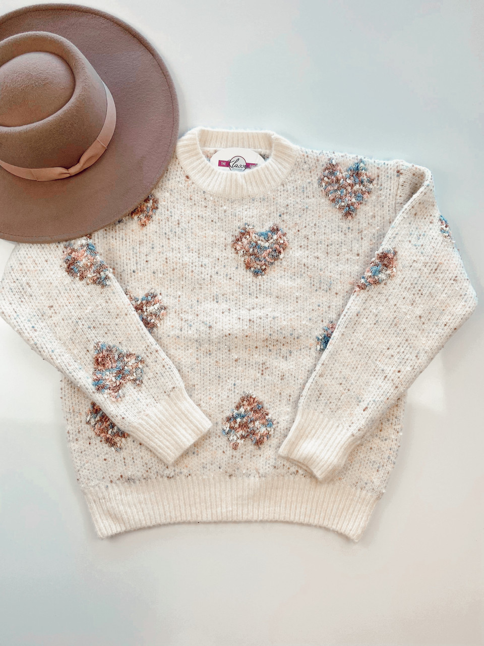 Invincible Heart Sweater - The Klassy Girl Boutique