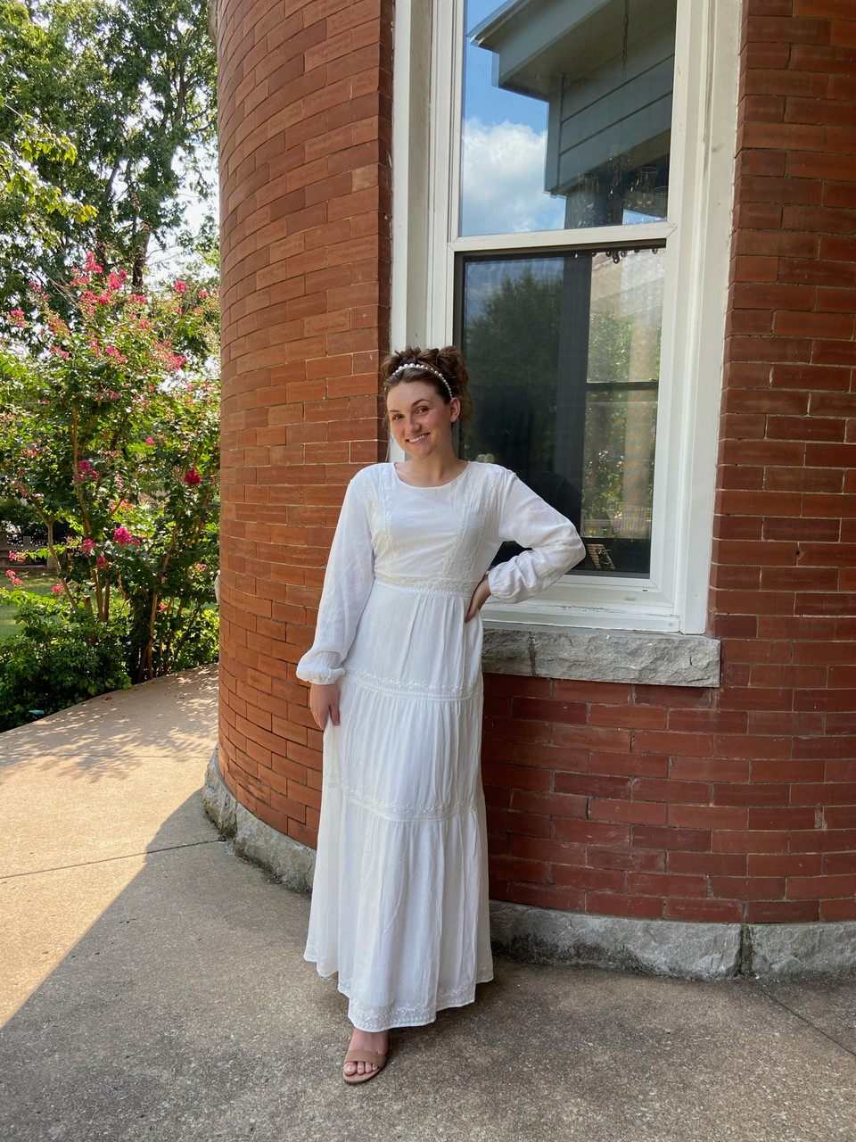 Special Moments White Embroidered Dress - The Klassy Girl Boutique