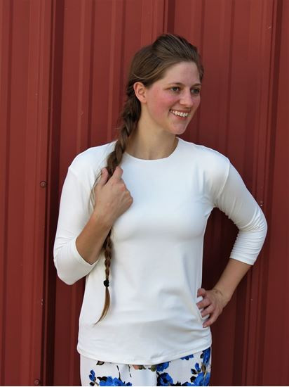 Basic Layering Top-Ivory - The Klassy Girl Boutique