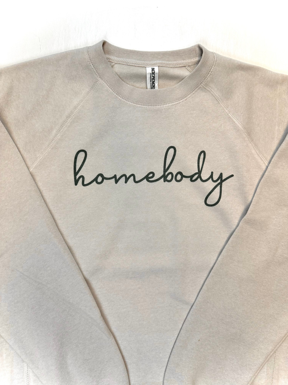 Homebody Sweatshirt *Beige* - The Klassy Girl Boutique