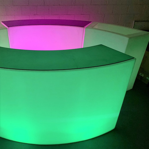 Illuminated Curved Bar Hire