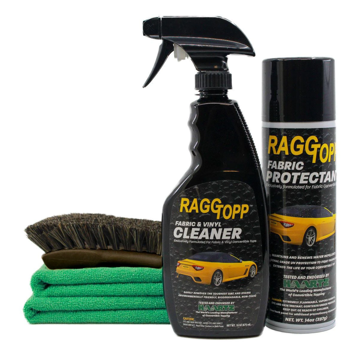 RaggTopp Fabric Convertible Top Cleaner and Protectant Kit