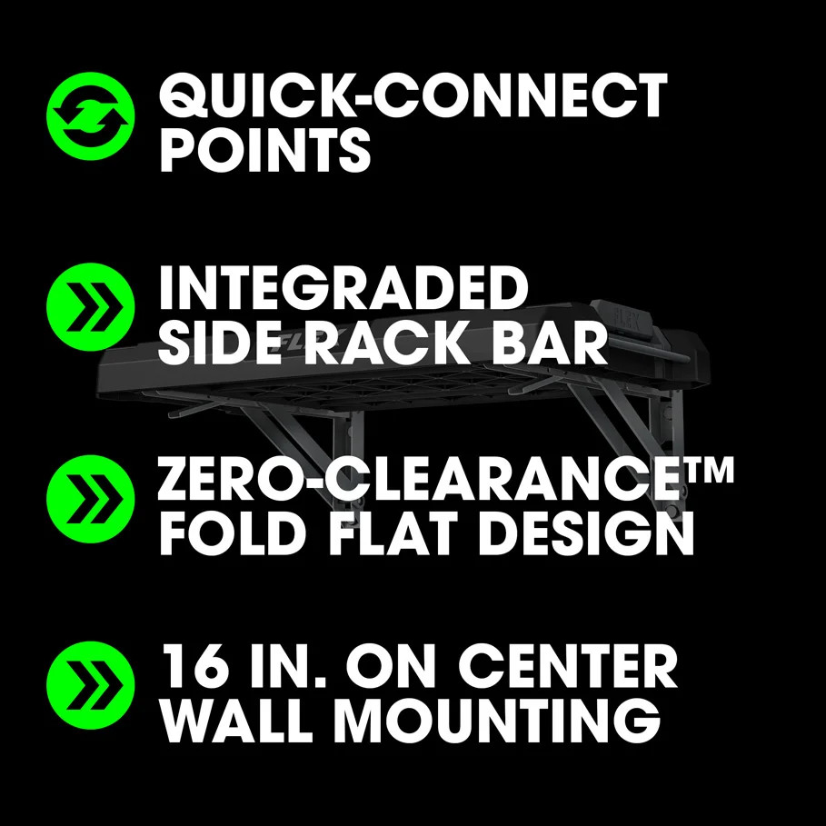 FLEX STACK PACK™ Folding Rack Shelf