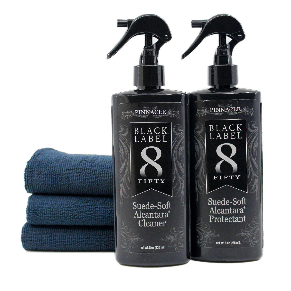 Pinnacle Black Label Suede-Soft Alcantara Cleaner 8 oz - Autogeek ...