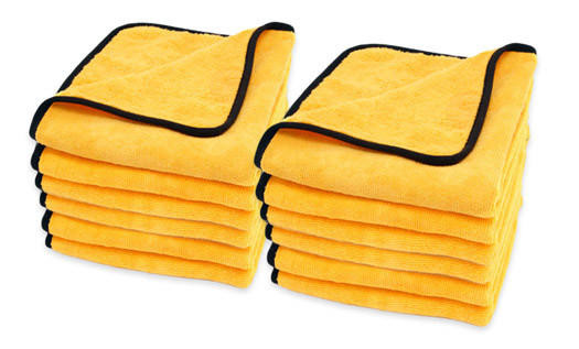 Gold Plush Microfiber Kit, Microfiber wash mitt, microfiber towels