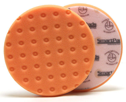 Orange Light Cutting CCS Smart Pads DA 6.5 Inch Foam Pad