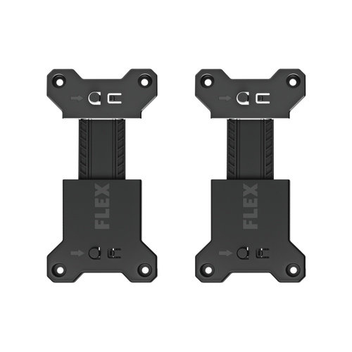 FLEX STACK PACK™ ADJUSTABLE CHARGER MOUNTS 2-PACK