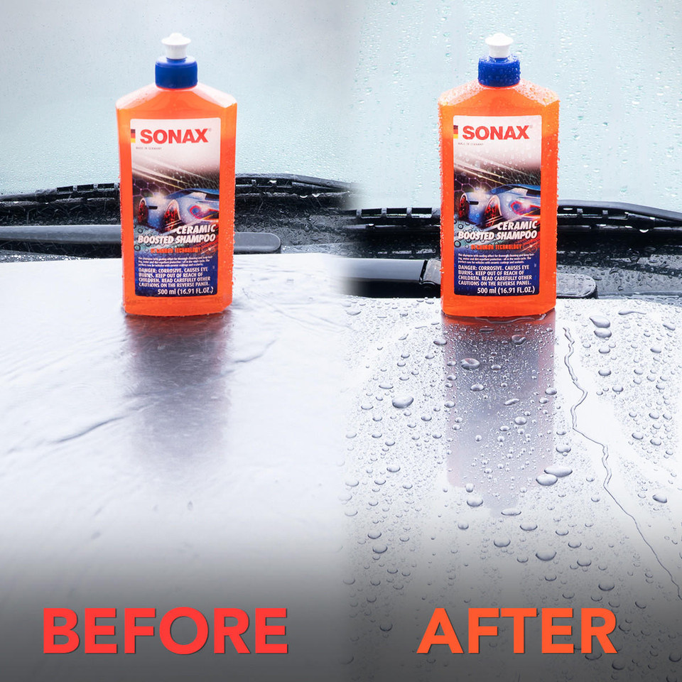 SONAX Ceramic Boosted Shampoo 500 mL - Autogeek.net
