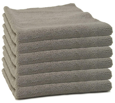Cobra 6 Pack Storm Gray Edgeless Microfiber Polishing Cloth 16 x 16 ...