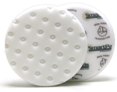 White Heavy Polishing CCS Smart Pads DA 5.5 Inch Foam Pad