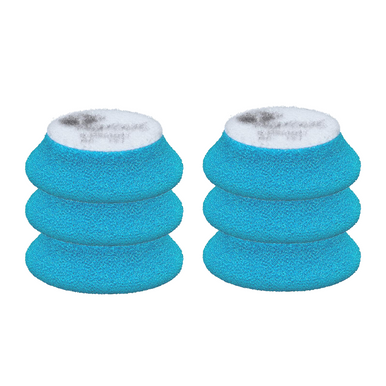 1.5 Inch Rupes DA Light Blue Intermediate Foam Pad - 6 PACK