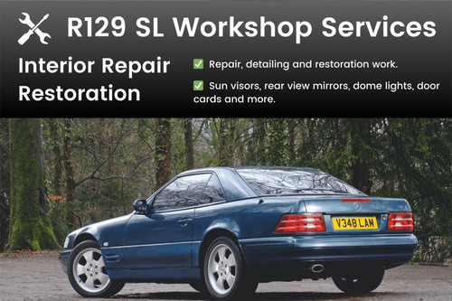 Mercedes R129 SL Interior Repair & Restoration (Workshop Service ...