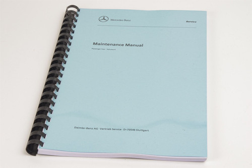 Mercedes R129 SL Workshop Manual: Maintenance and Service (1990 - 2002 ...