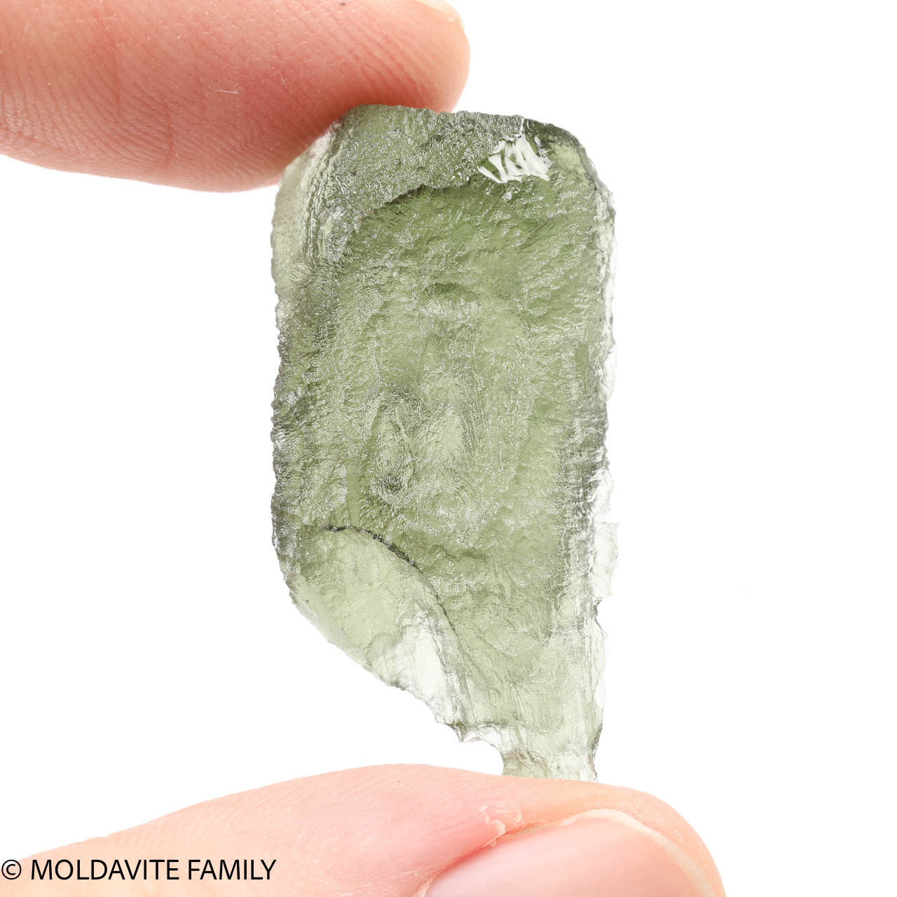 Moldavite regular quality 1-2 grams - 1 piece (MRNC12) - Moldavite Family