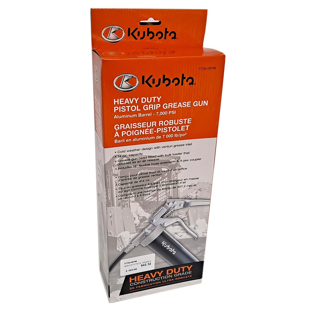 Kubota Heavy Duty Pistol Grip Grease Gun - Union Farm Equipment