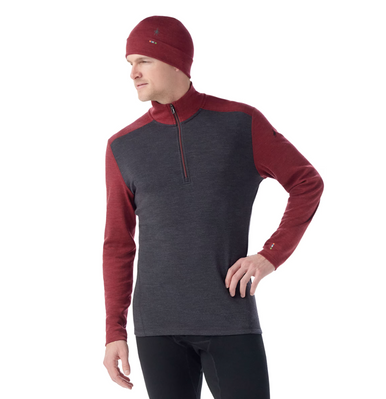 Men's Classic Thermal Merino Base Layer 1/4 Zip - The Mountaineer