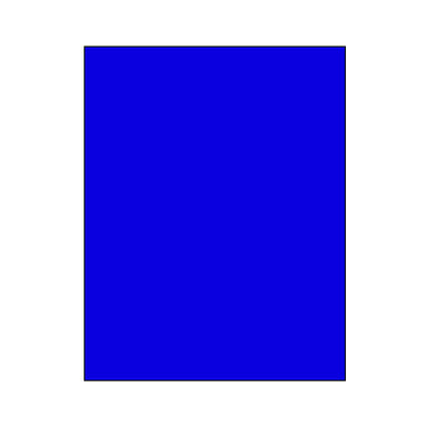 24" x 30" POLY MUD FLAP - BLUE